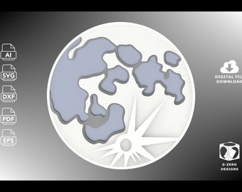 Full Moon Design | Etsy