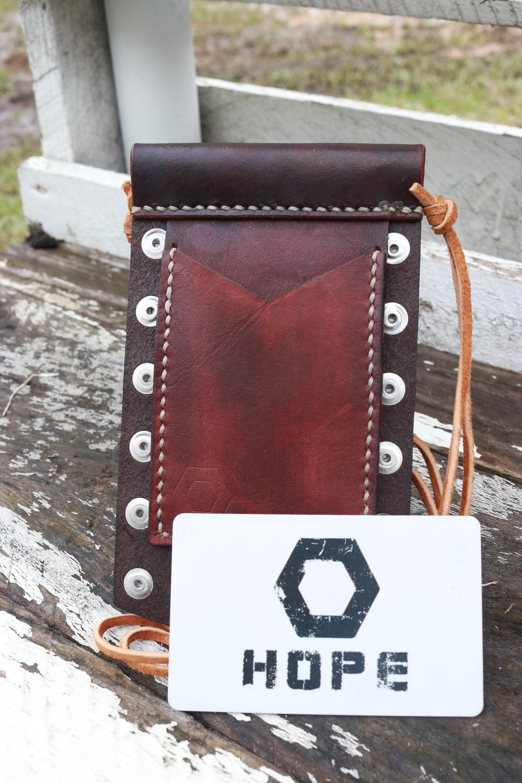 Leather Rodeo Badge Holder - Etsy