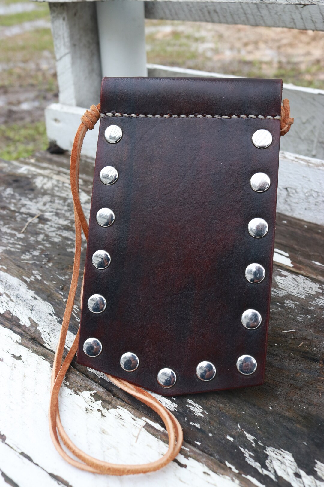 Leather Rodeo Badge Holder - Etsy