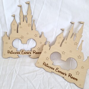 Disney Castle Themed Wall Sign Castle Room Sign Personalised Wall Décor ...
