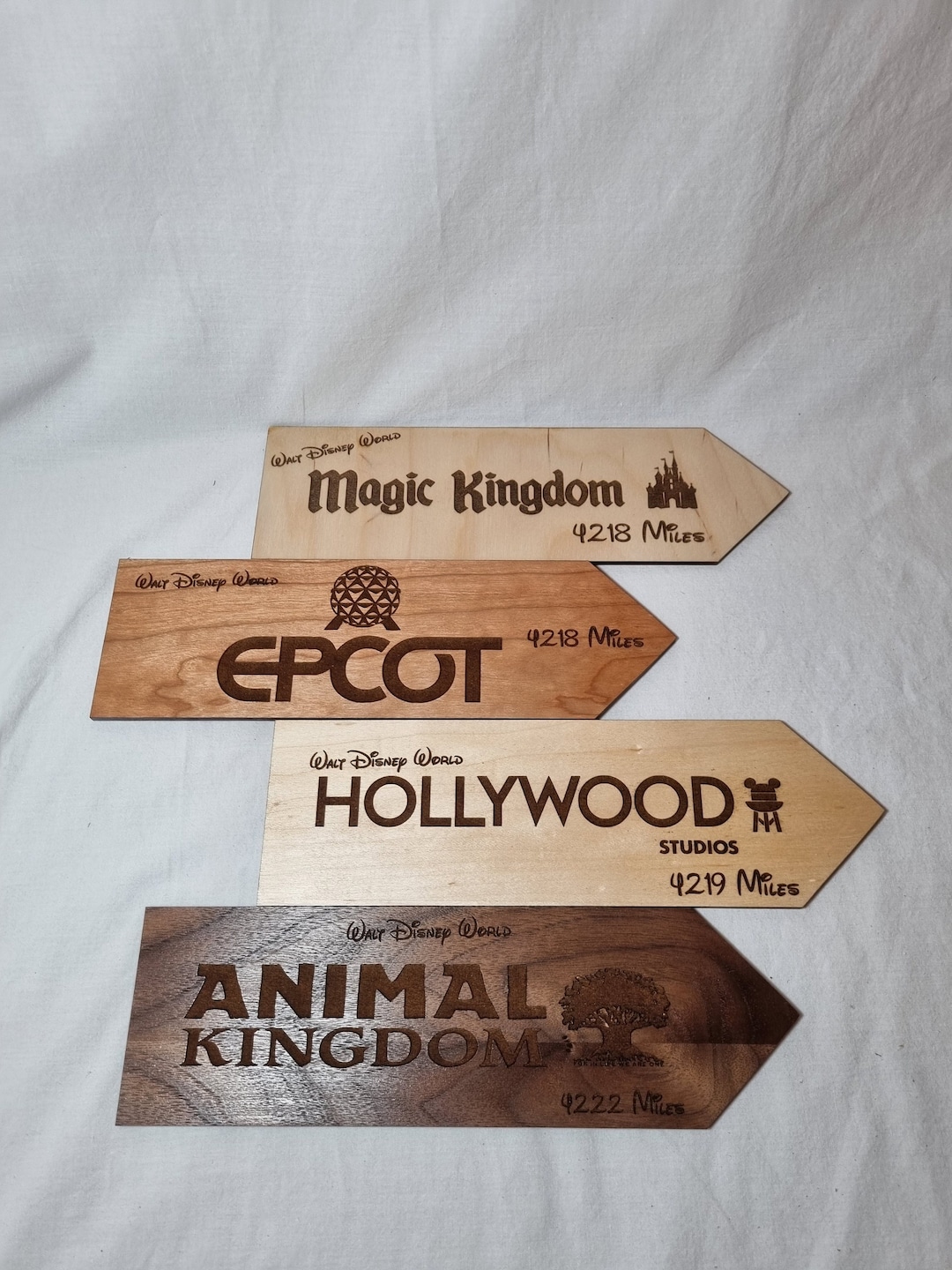 Disney Inspired Sign - Distance to Disney Parks Signs, Disney World ...