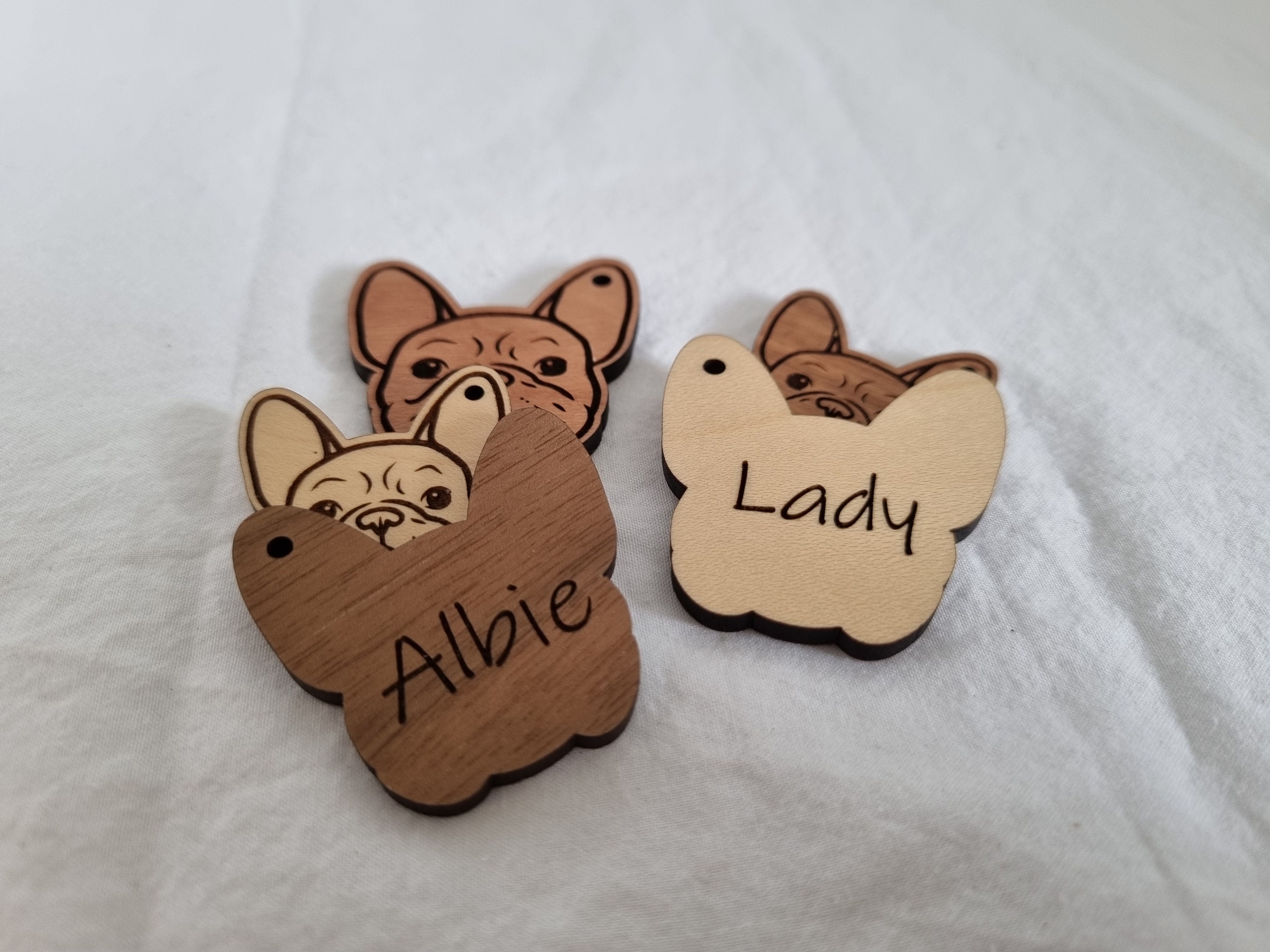 Frenchie Keyring - Personalised Pet Keyring French Bulldog | Memory ...