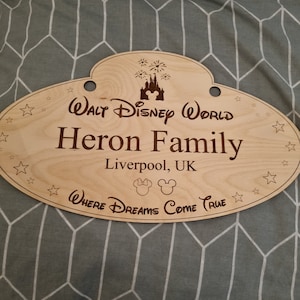 Disney Themed Pram Sign - Stroller Sign | Personalised Push Chair Sign ...