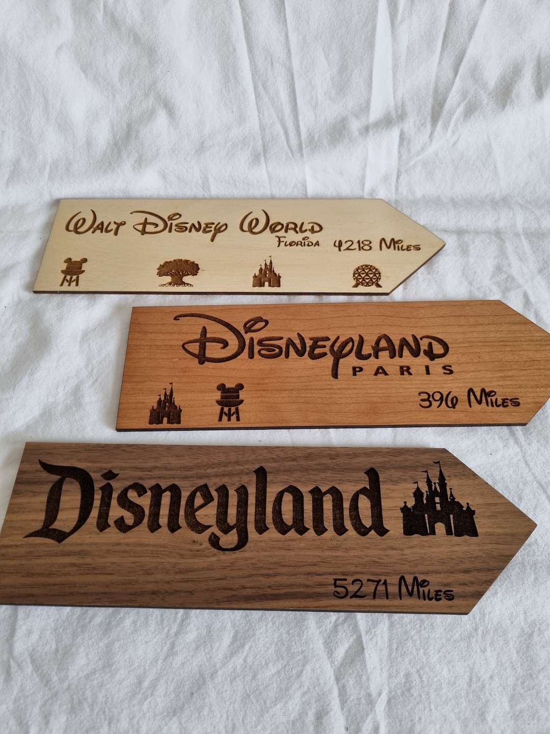 Disney Inspired Sign - Distance to Disney Parks Signs, Disney World ...
