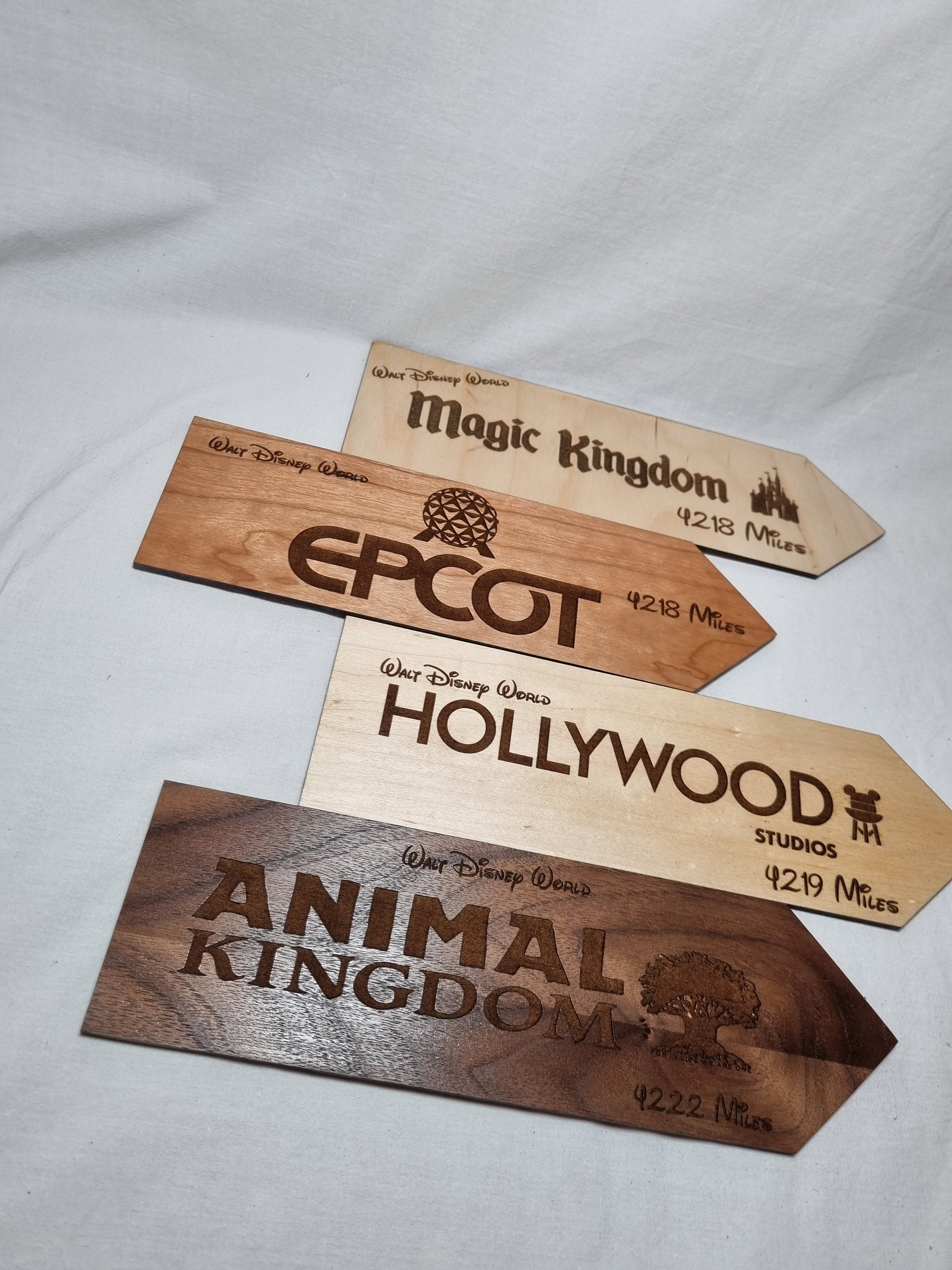 Disney Inspired Sign Distance to Disney Parks Signs Disney - Etsy Australia