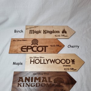 Disney Inspired Sign - Distance to Disney Parks Signs, Disney World ...