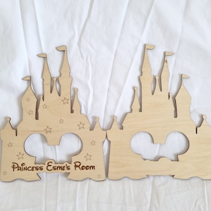 Disney Castle Themed Wall Sign Castle Room Sign Personalised Wall Décor ...