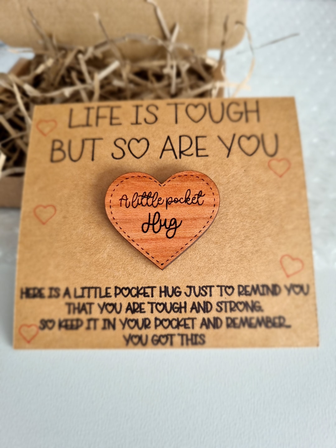 Personalised Pocket Hug - Little Pocket Hug | Gift for Friends | Tough ...