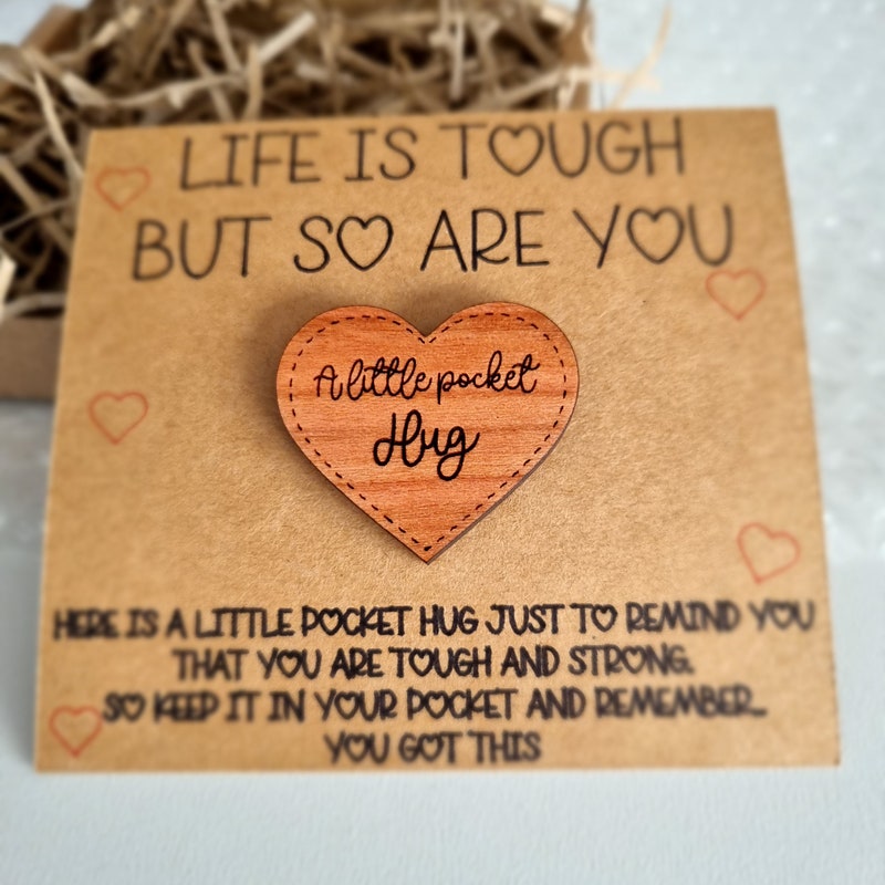 Hug in a Pocket - Etsy UK