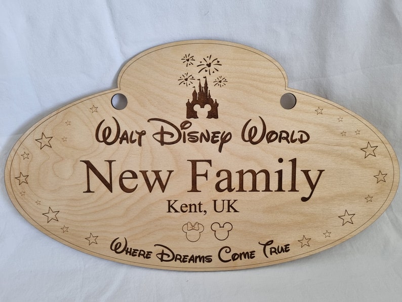 Disney Themed Pram Sign Stroller Sign Personalised Push - Etsy