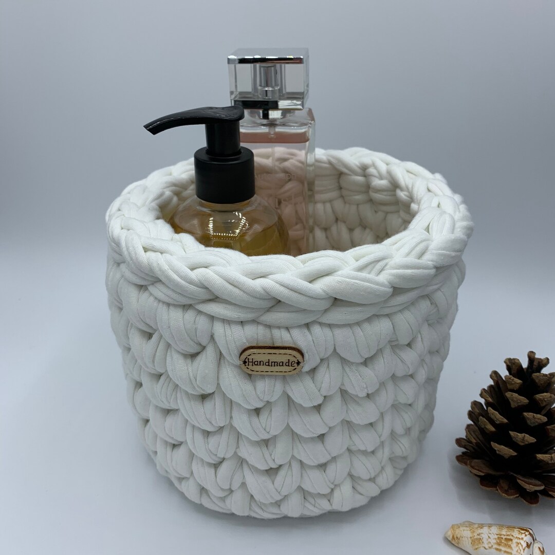 Bathroom Storage Basket Perfume Basket White Storage Basket - Etsy