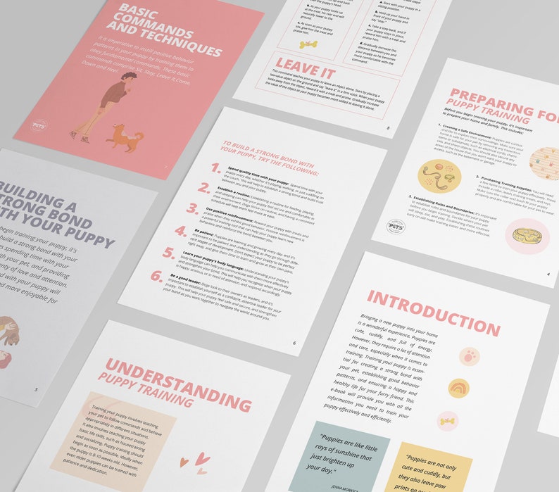 Puppy Training Guide Dog Grooming Guide Dog Care Guide - Etsy