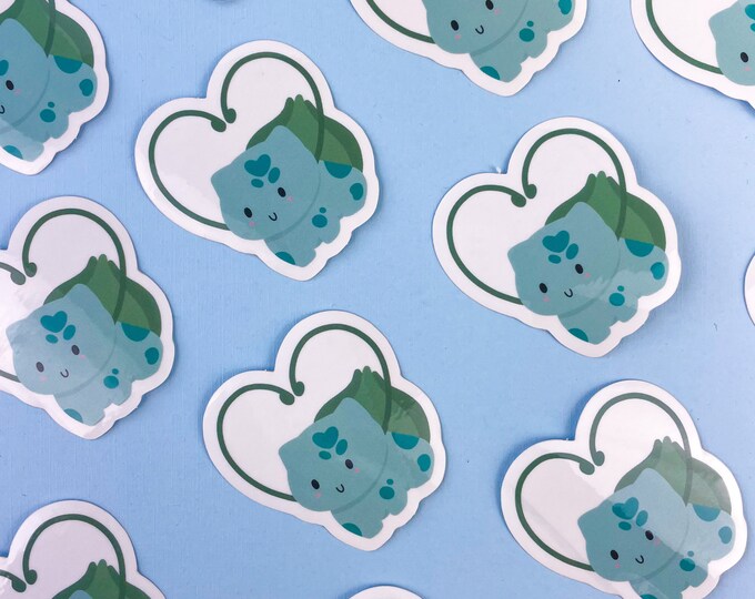 Pokemon Bulbasaur Clear Sticker | Cute Pokemon Sticker, Kawaii ...