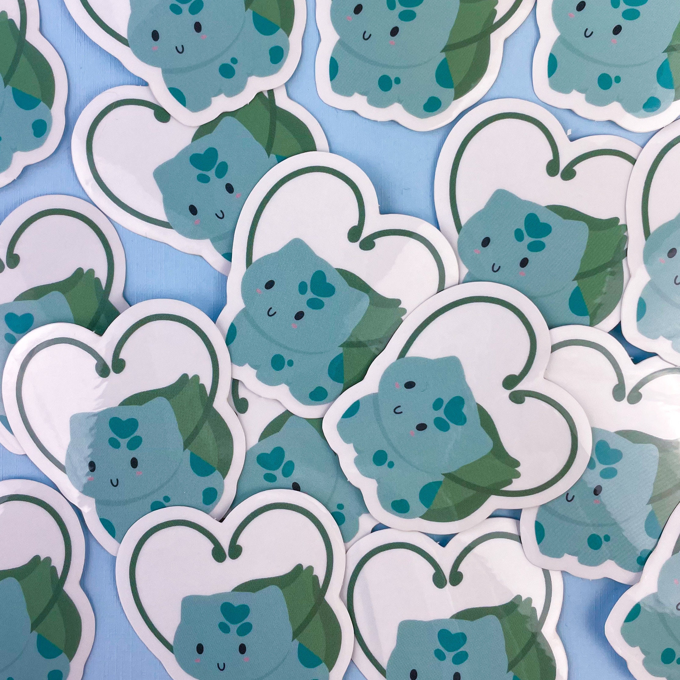 Pokemon Bulbasaur Clear Sticker Cute Pokemon Sticker Kawaii | Etsy