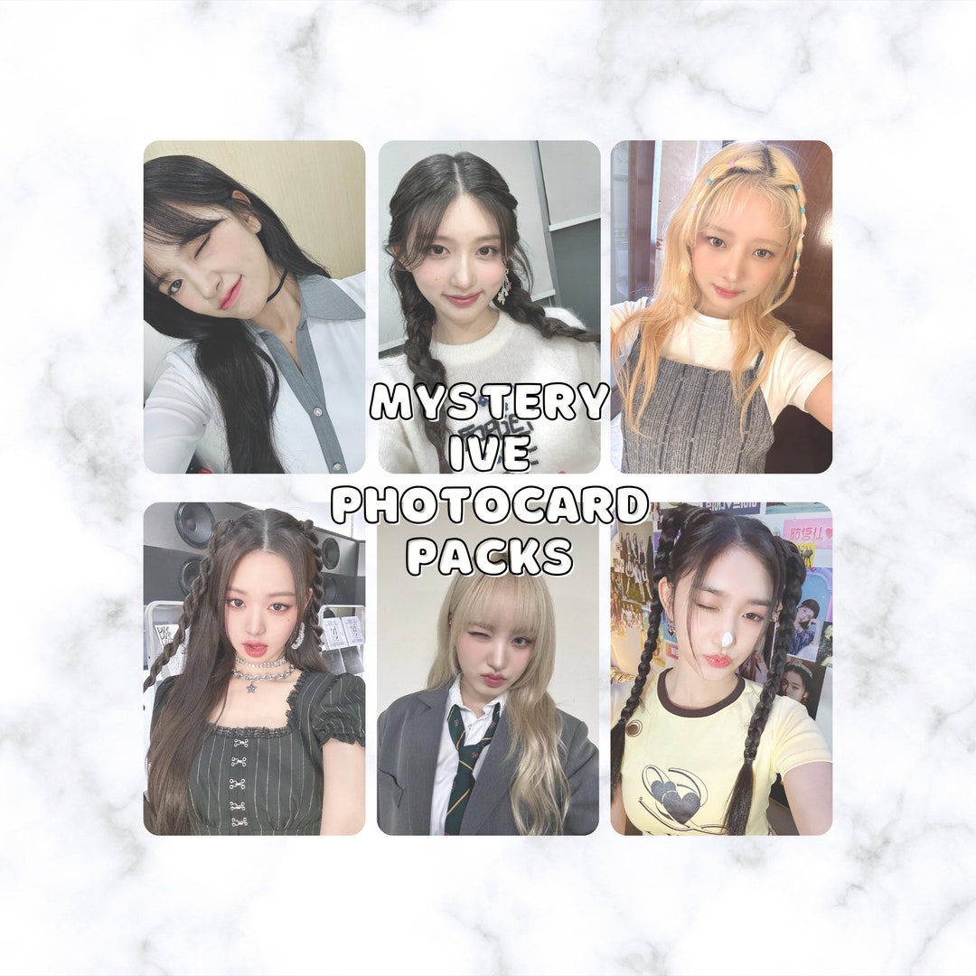 Mystery IVE Photocard Print Packs - Etsy