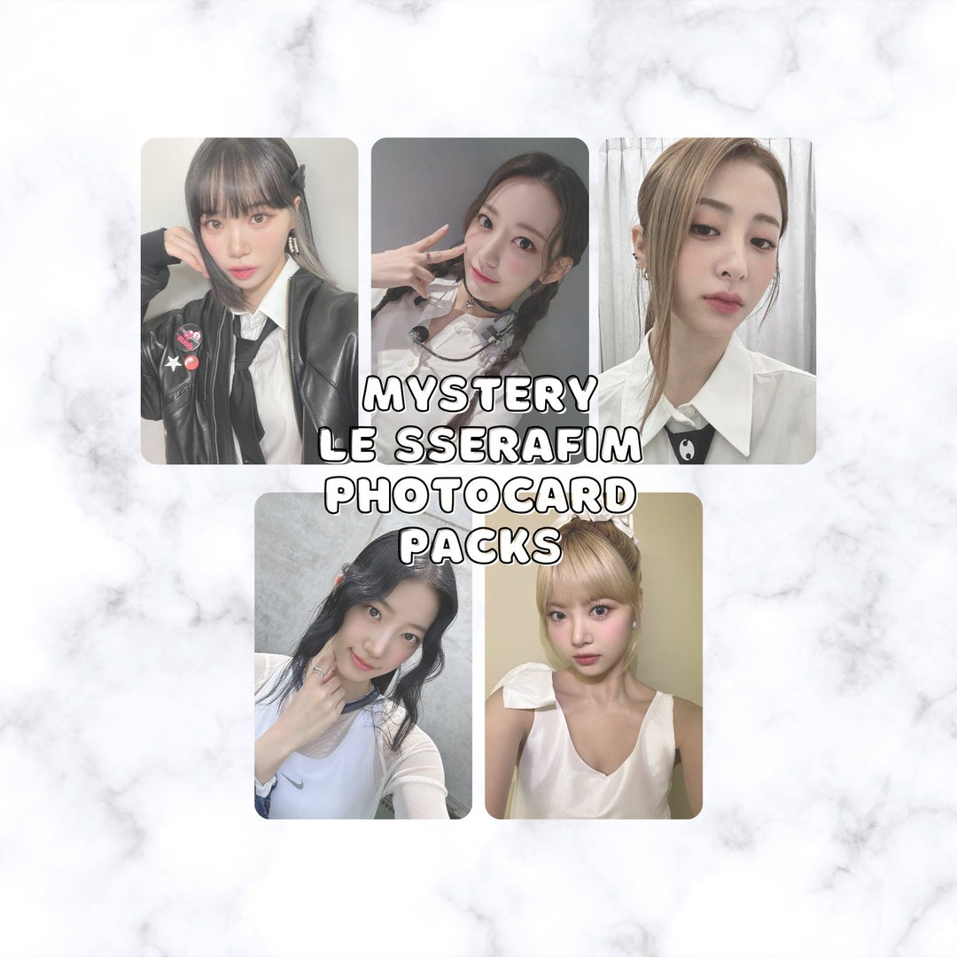 Mystery LE SSERAFIM Unofficial Photocard Prints Pack - Etsy