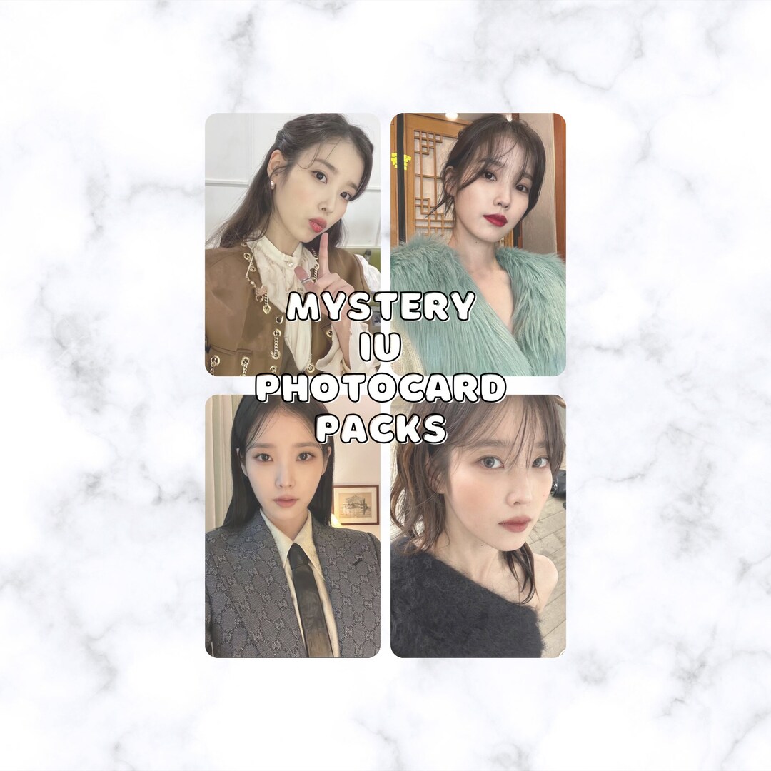 Mystery IU Unofficial Photocard Prints Pack - Etsy