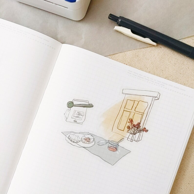 Good Morning Sticker Sheet Bujo Sticker Sheet Planner | Etsy