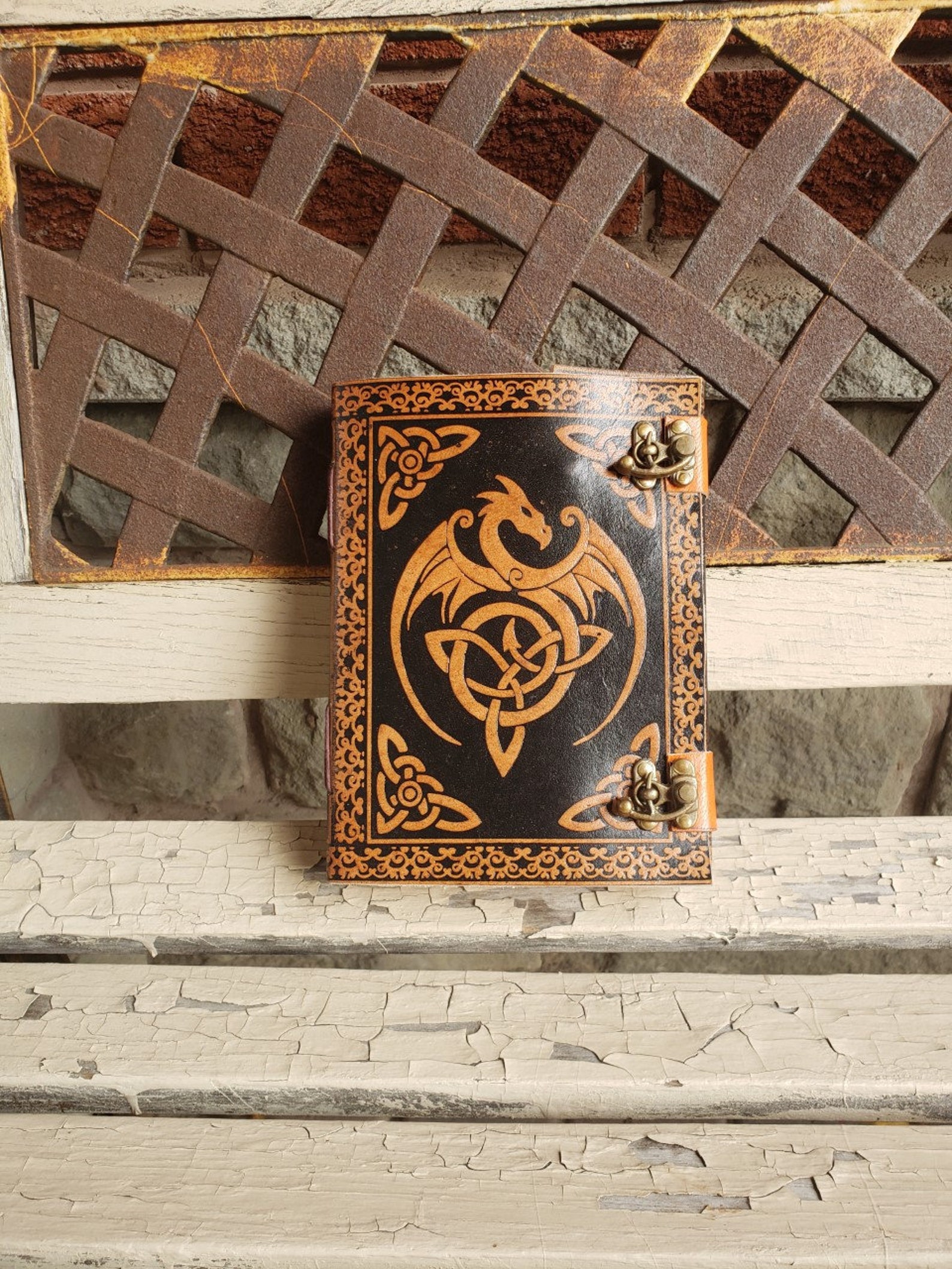 LARGE DRAGON NOTEBOOK Journal Sketchbook Journal for Birthday Gift ...