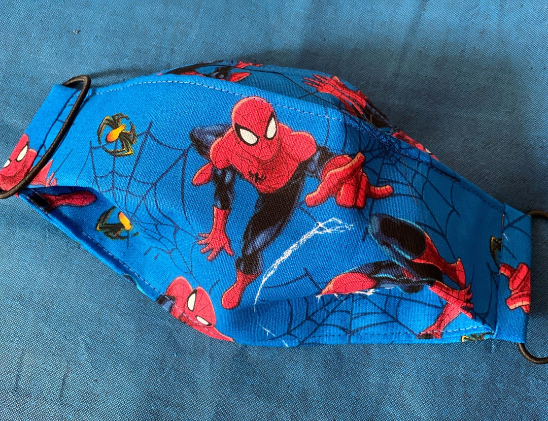 Spider-man 3D Face Mask - Etsy