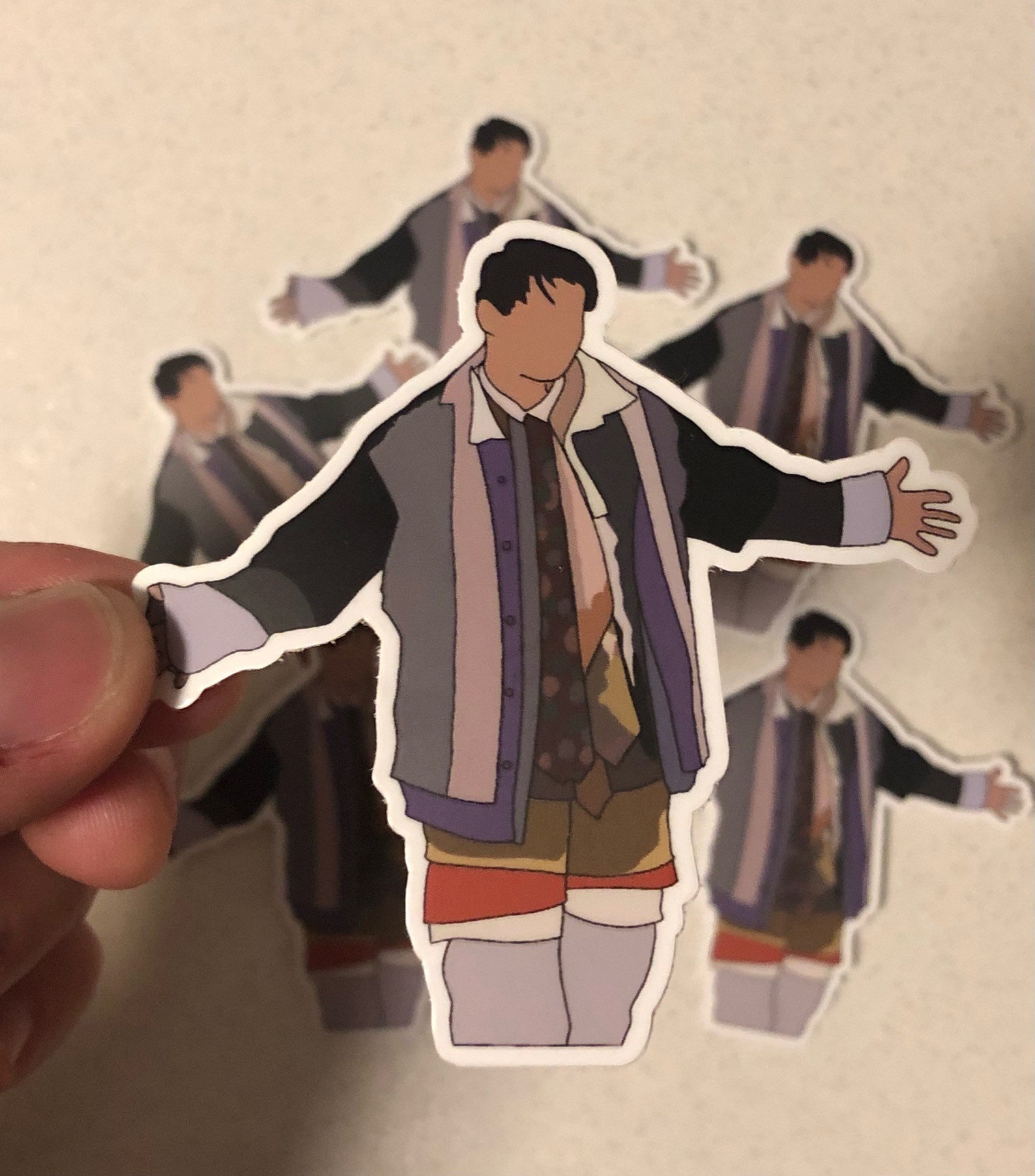 Chandler Could I Be Wearing Anymore Clothes sticker | Etsy