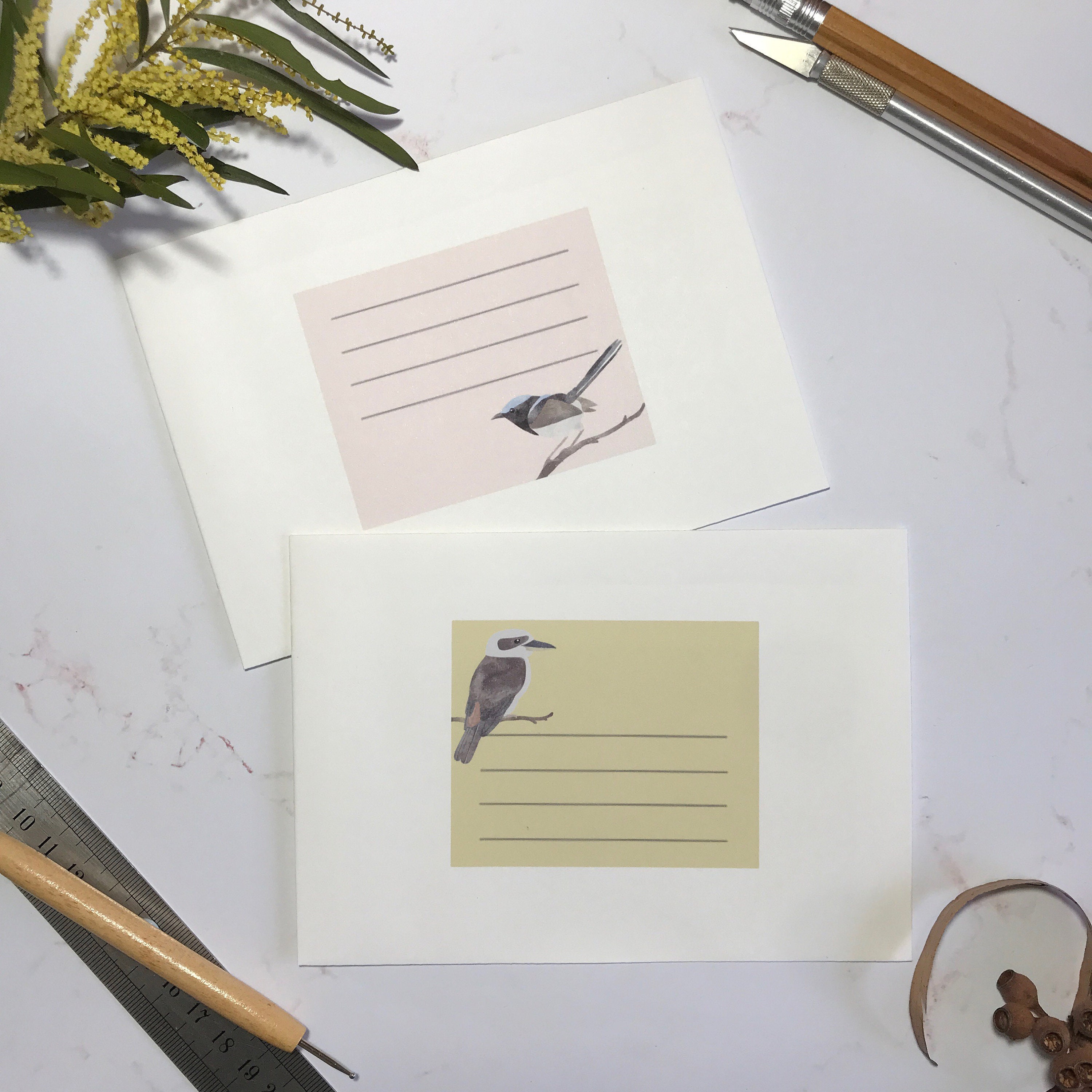 Australian Birds Letter Writing Set. Note Paper Stationery - Etsy Australia