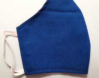 Royal Blue Face Mask/ Face Guard - Etsy