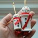 Thread Spool Snowman Christmas Ornament - Etsy