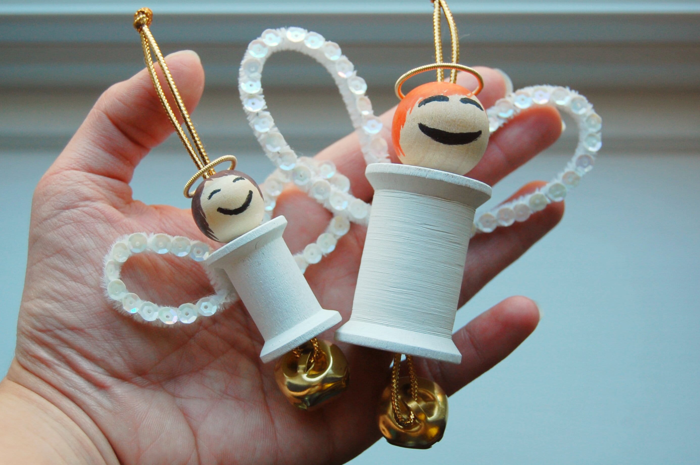 Thread Spool Angel Christmas Ornament - Etsy