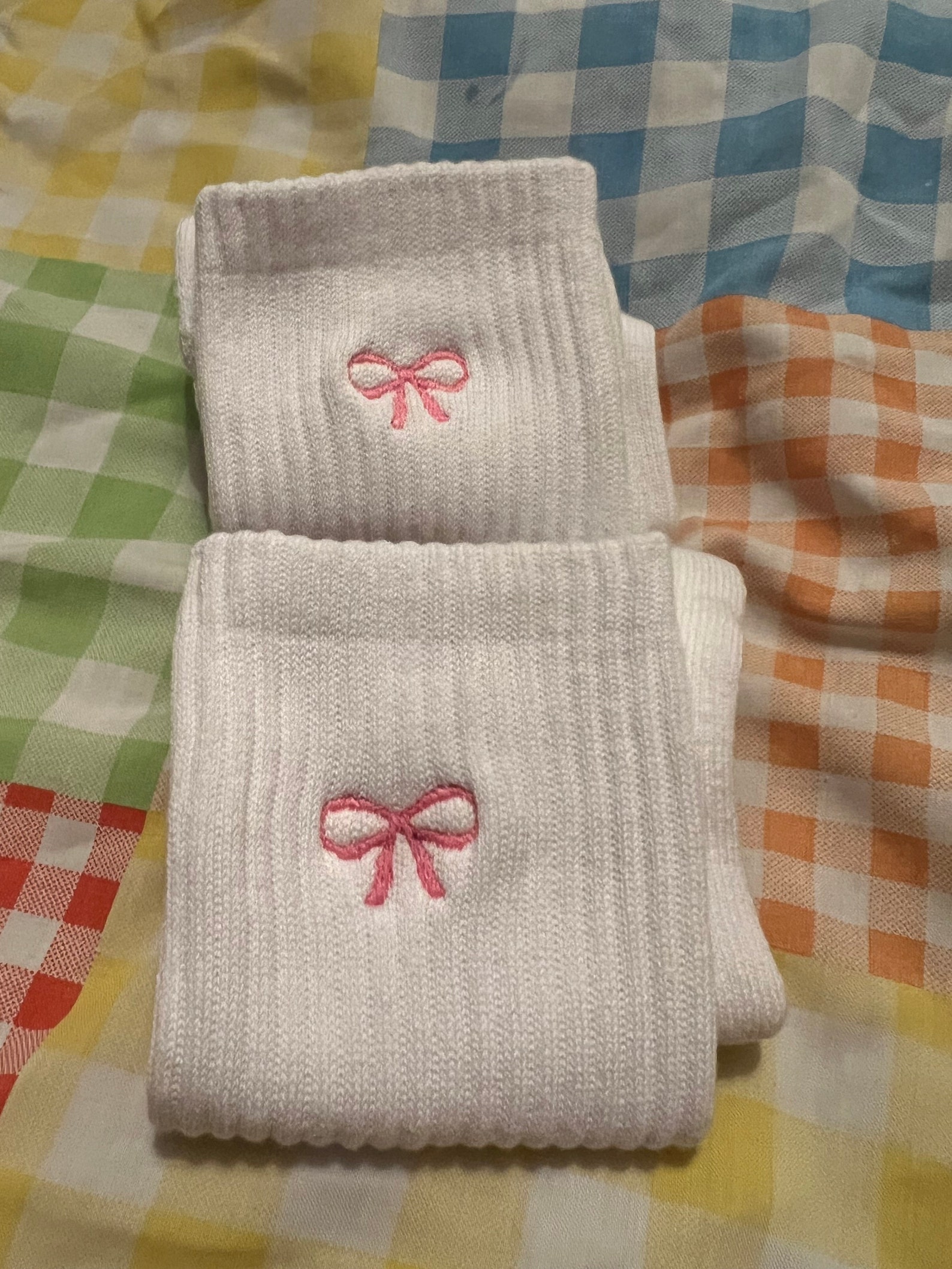 Pink Bow Trend Socks, Pink Bow Trend Tiktok, Pink Bow, Bow, I Love Pink ...