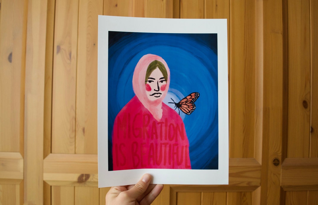 Migration is Beautiful Art Print - Etsy