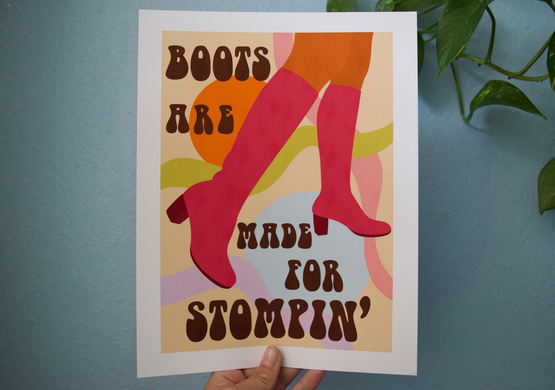 For Stompin' Art Print - Etsy