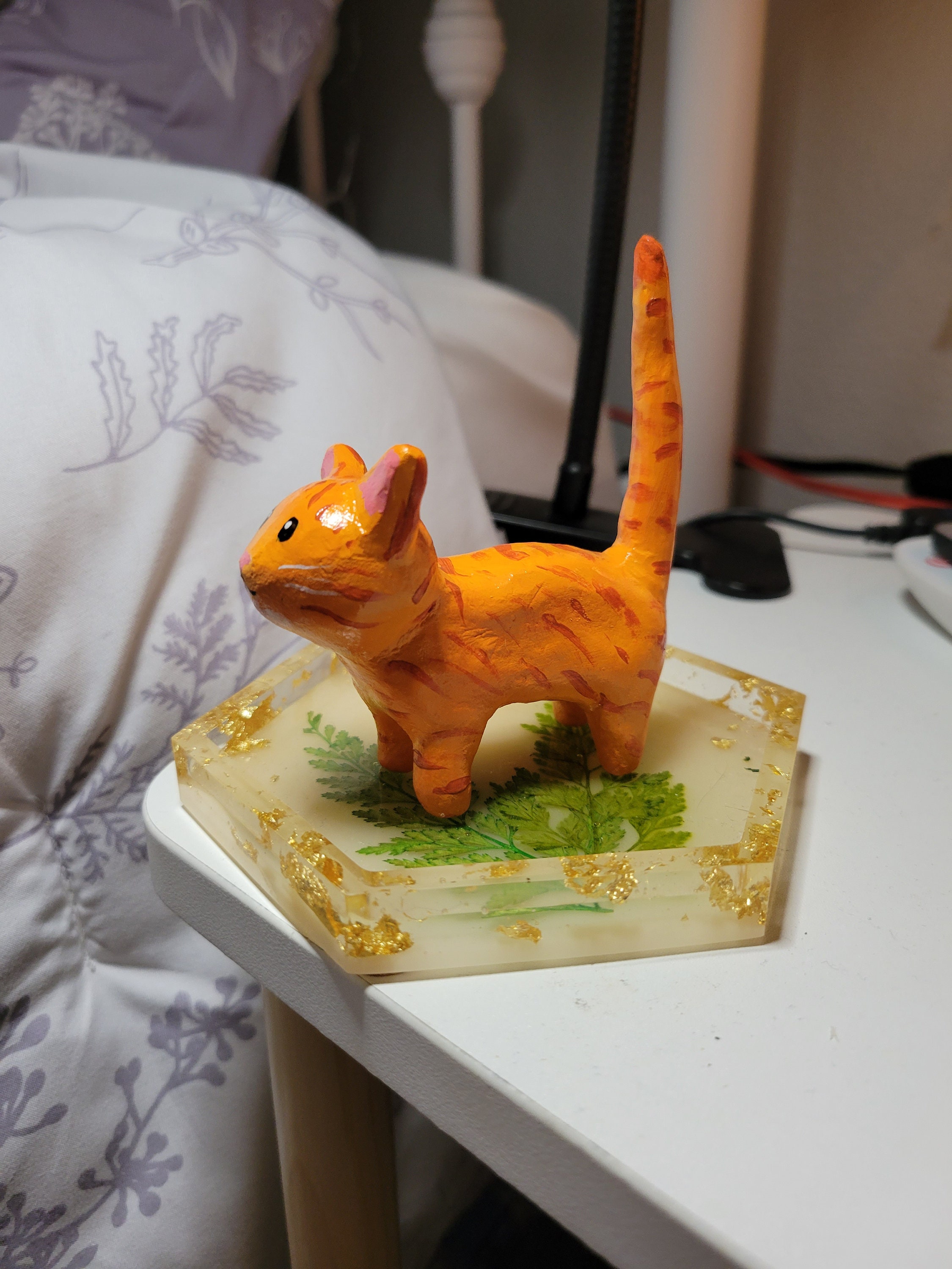 Clay Cat Ring Holder - Etsy