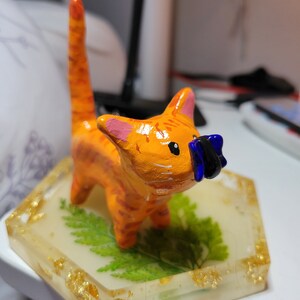 Clay Cat Ring Holder - Etsy