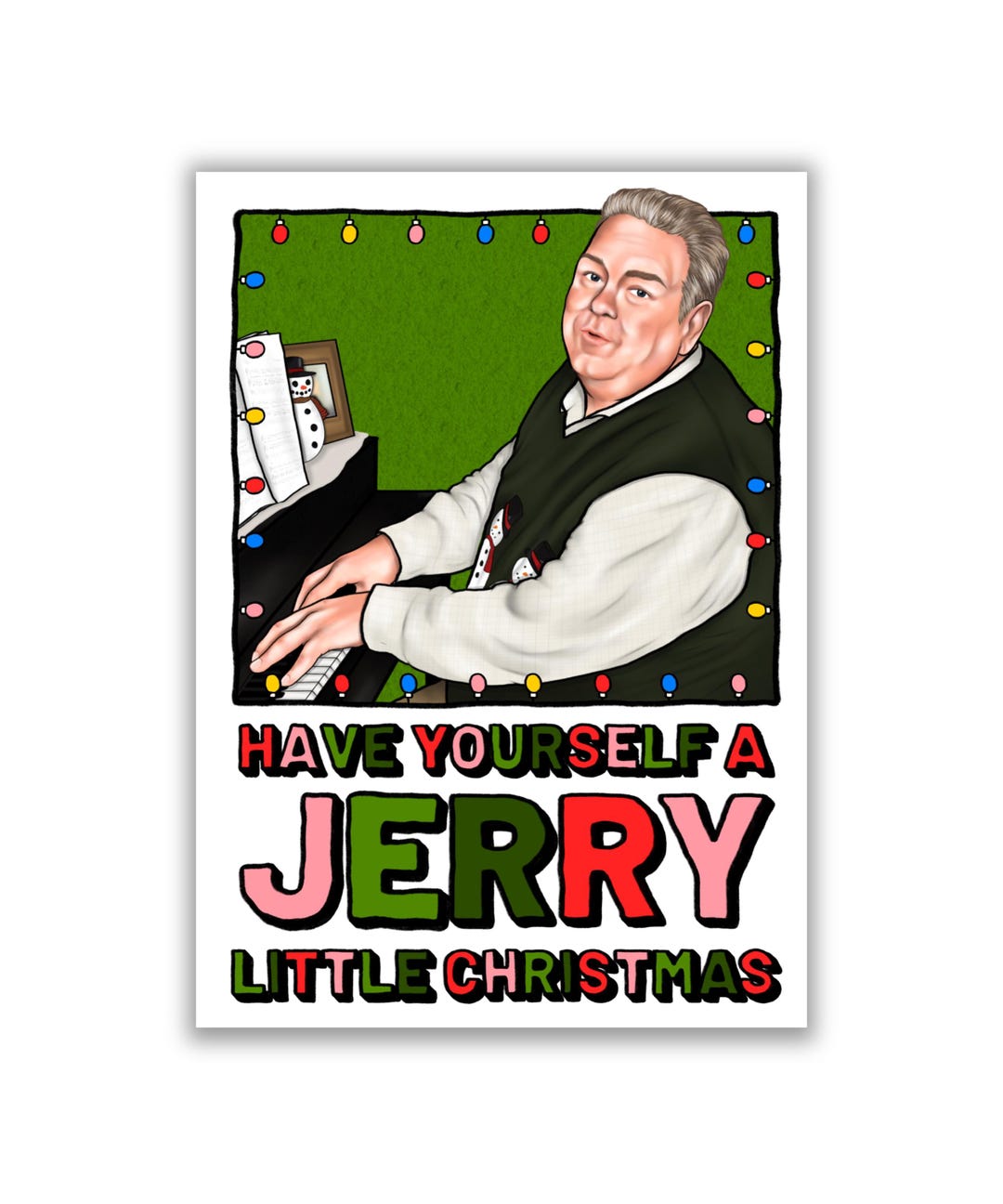Jerry Larry Garry Gergich | PARKS & REC | Christmas Card | Christmas ...