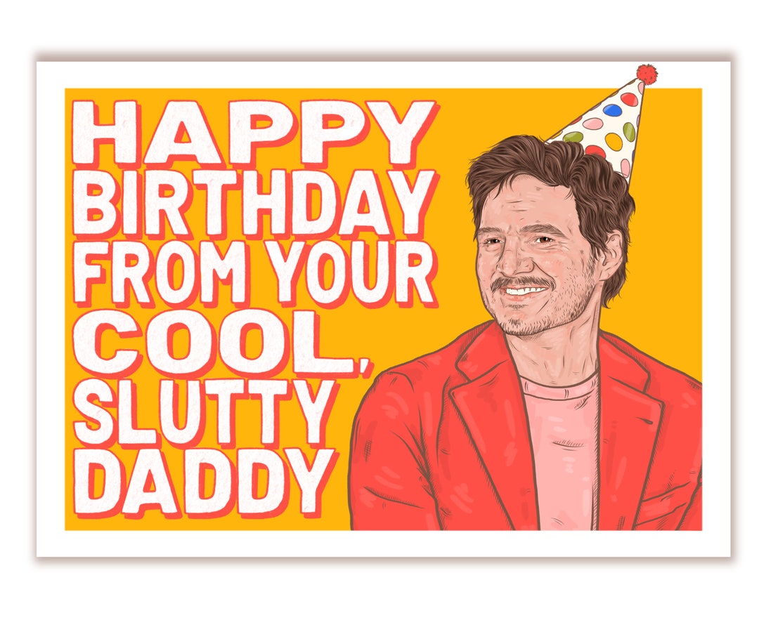 Pedro Pascal | Birthday Card - Etsy