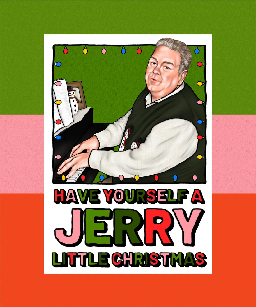 Jerry Larry Garry Gergich | PARKS & REC | Christmas Card | Christmas ...
