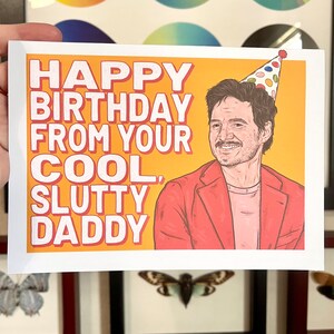 Pedro Pascal | Birthday Card - Etsy