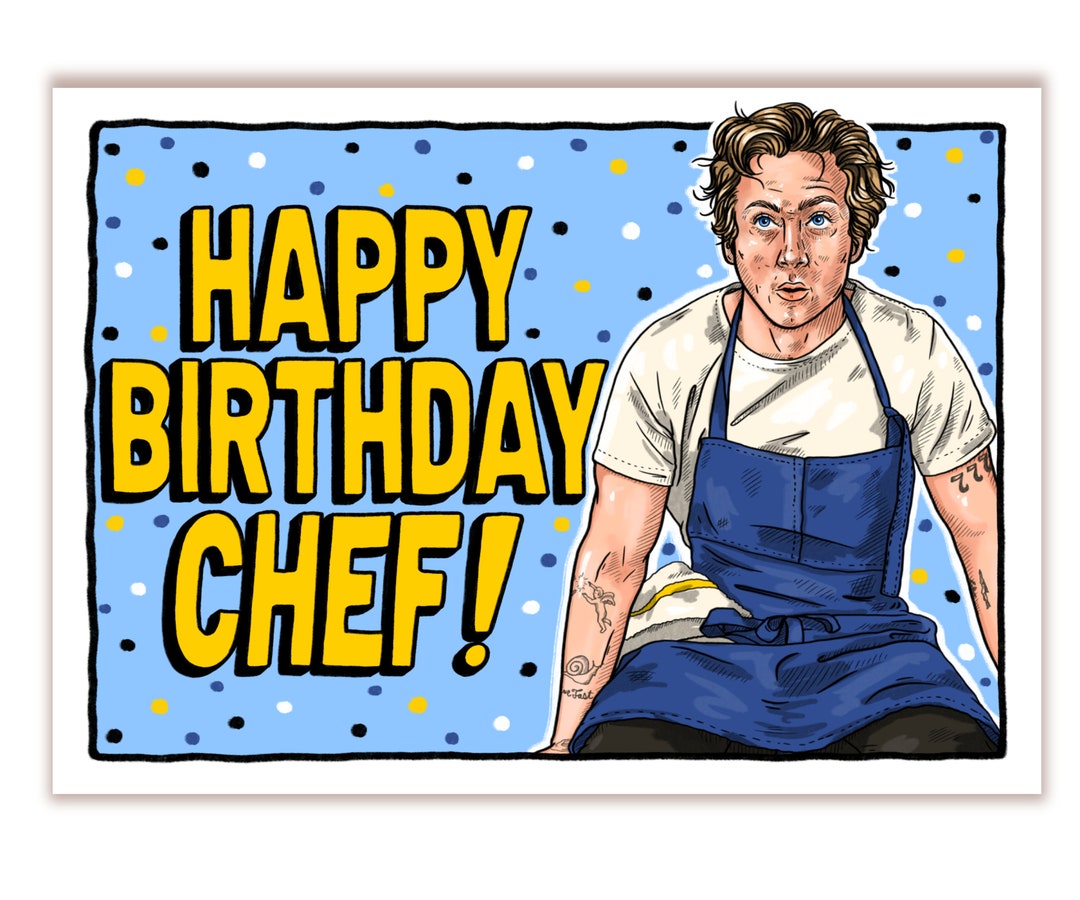 THE BEAR | Jeremy Allen White | Birthday Card - Etsy