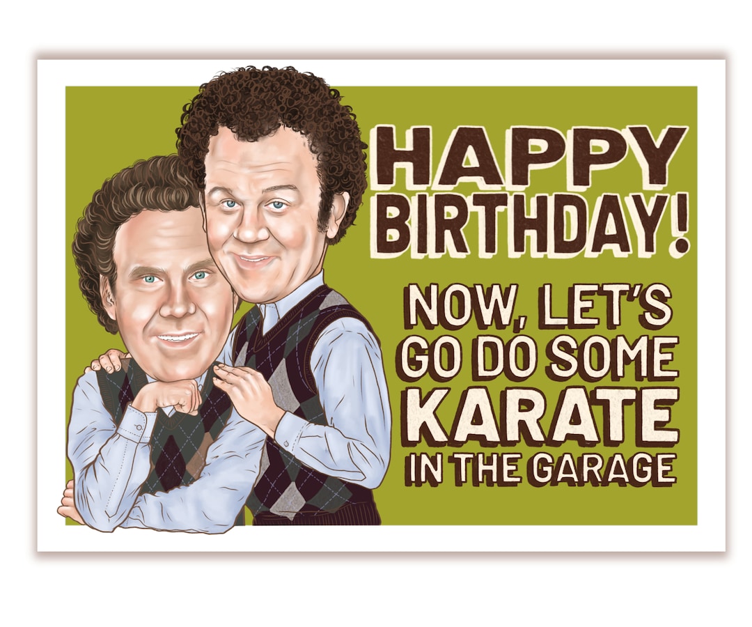 Stepbrothers | Will Ferrell | John C. Reilly | Birthday Card - Etsy