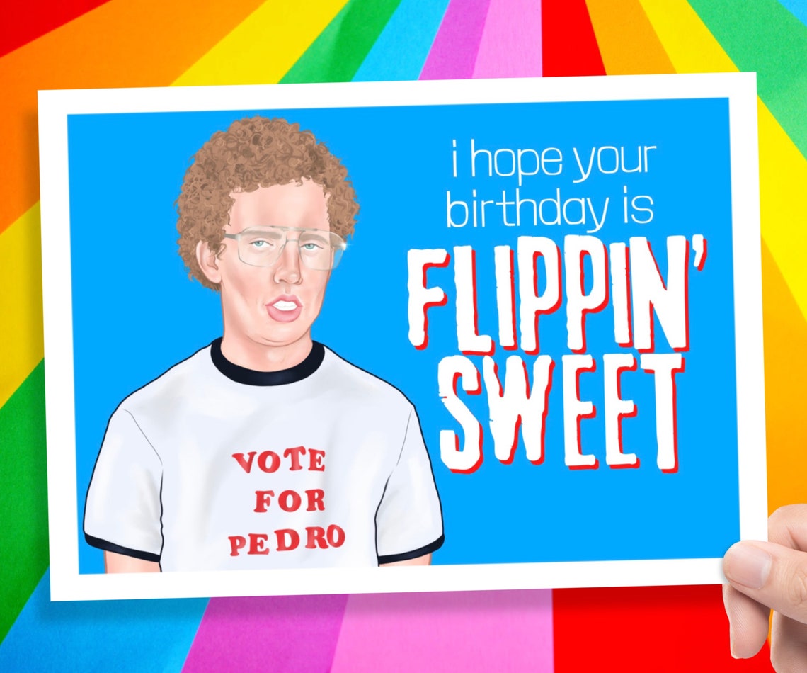 Napoleon Dynamite Birthday Card - Etsy