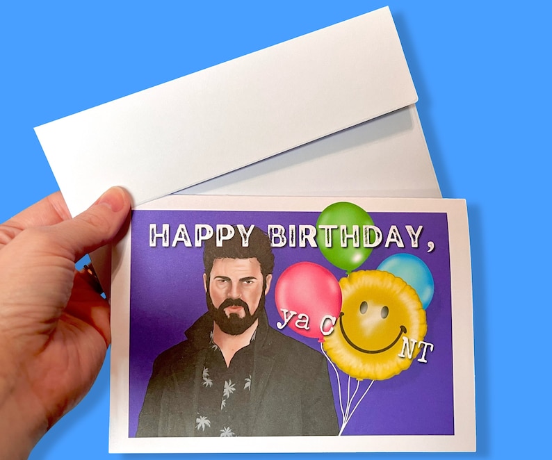 The Boys Billy Butcher Birthday Card - Etsy