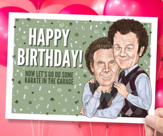 Stepbrothers Will Ferrell John C. Reilly Birthday Card - Etsy