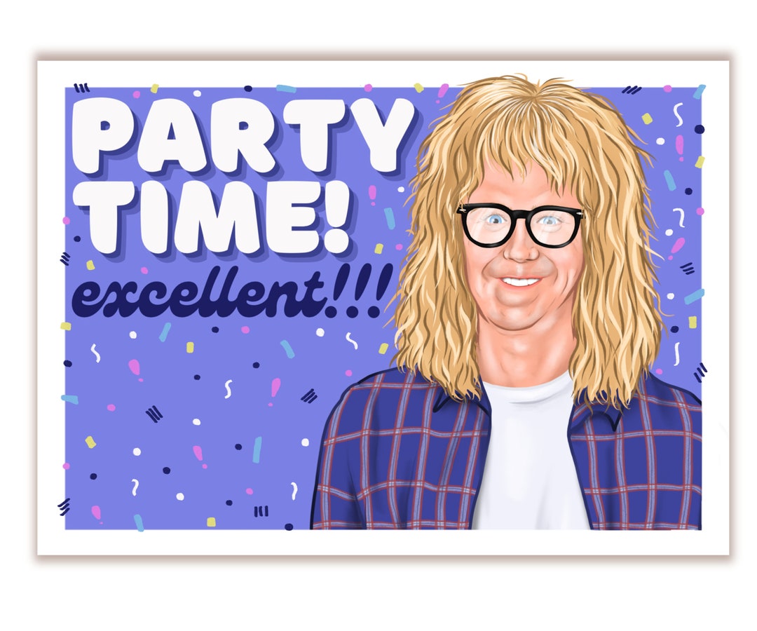 Wayne’s World | Garth Algar | Dana Carvey | Birthday Card - Etsy