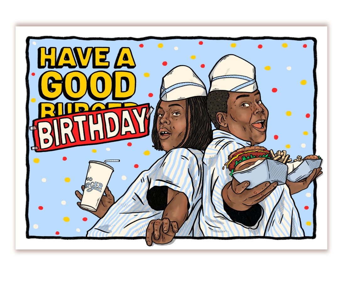 GOOD BURGER | Kenan & Kel | Birthday Card - Etsy