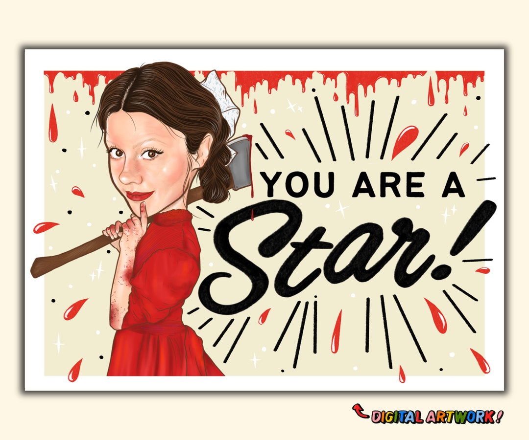 Pearl | X Movie | MIA Goth | Greeting Card - Etsy