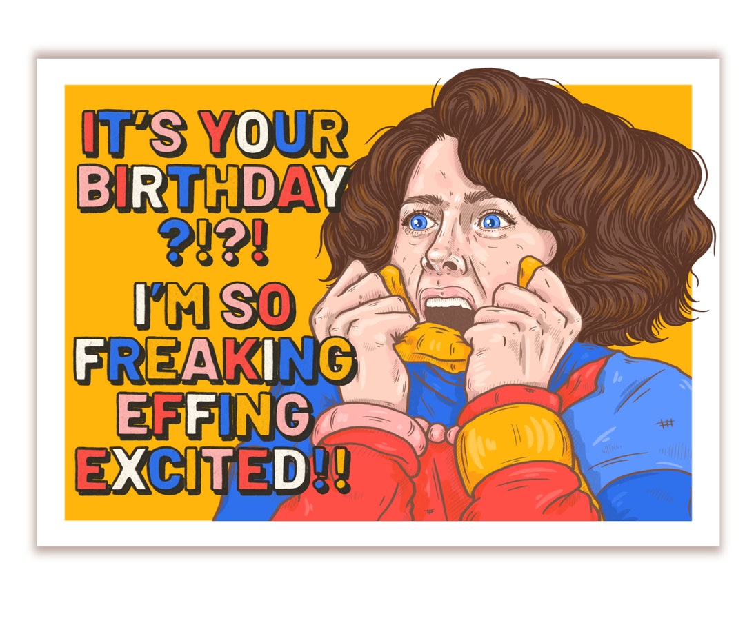 Kristen Wiig | SNL | Surprise Party | Birthday Card - Etsy