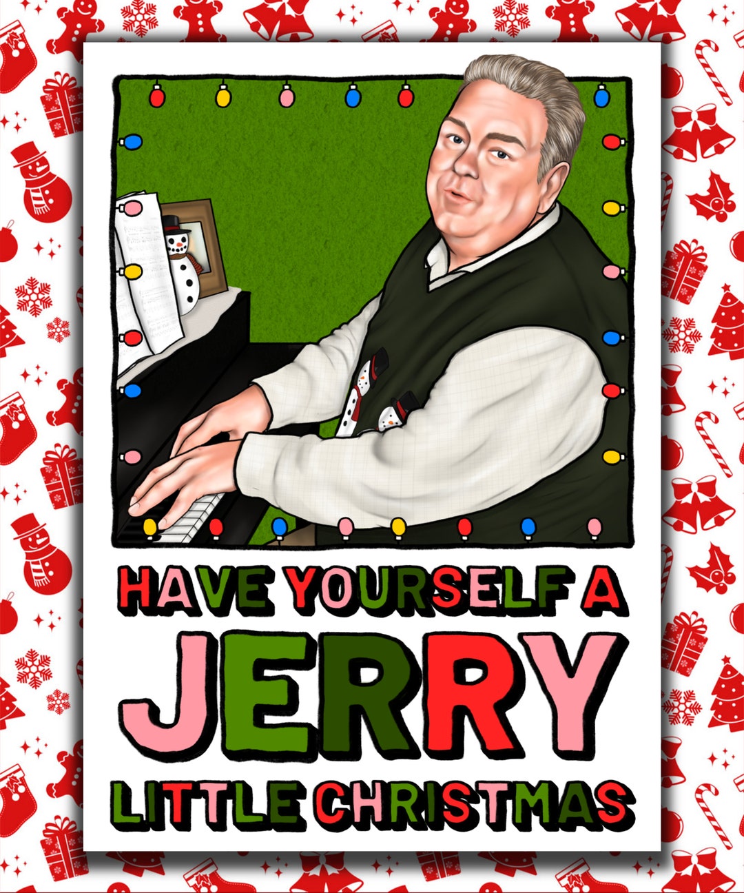 Jerry Larry Garry Gergich PARKS & REC Christmas Card Christmas Gift - Etsy