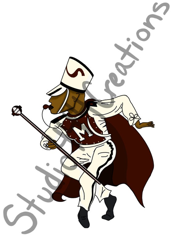 Morehouse University Maroon Tigers Svg and Png/drum Major - Etsy
