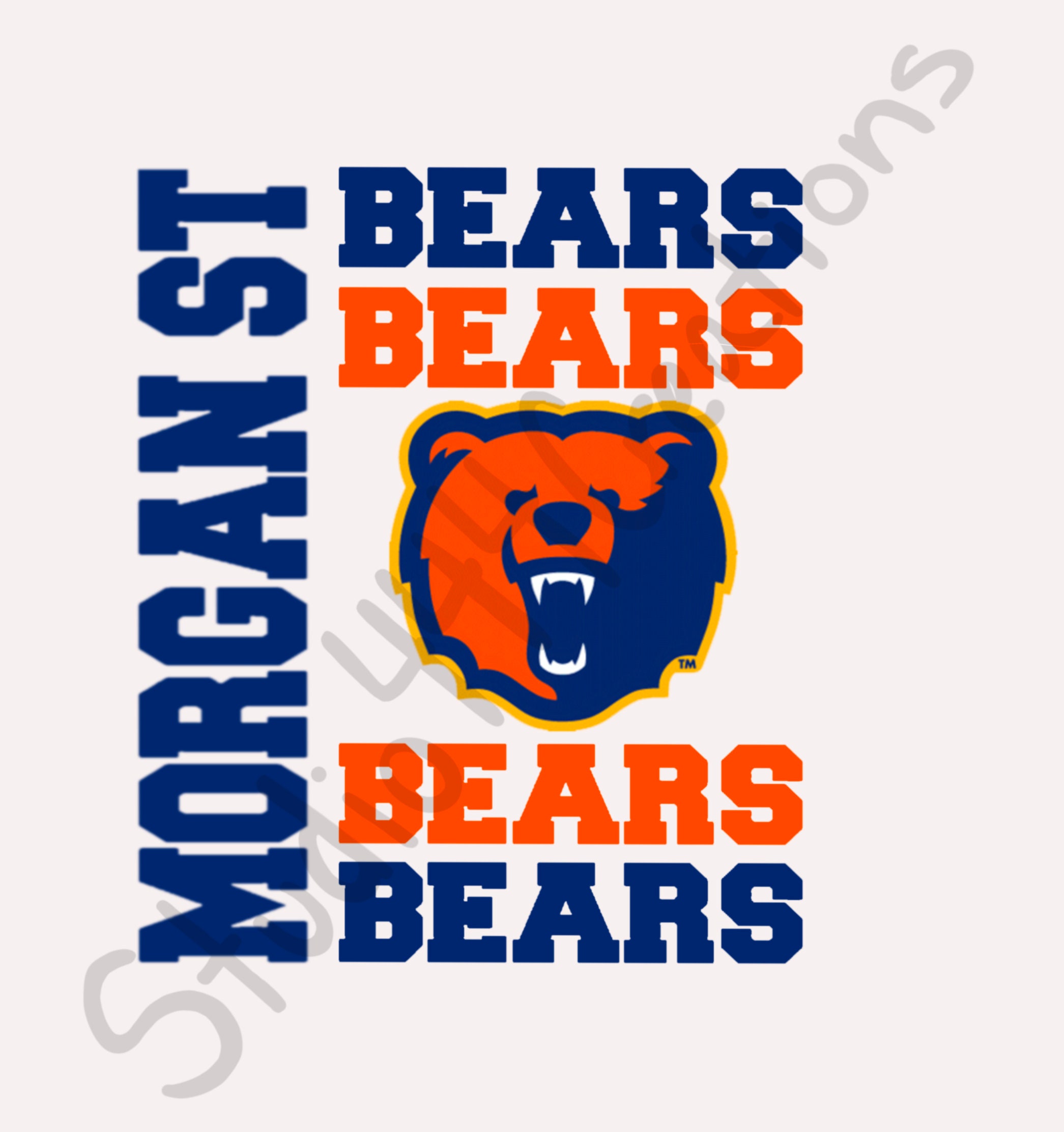 Morgan State Bears Svg and PNG - Etsy